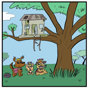 Treehouse - Princess Pups