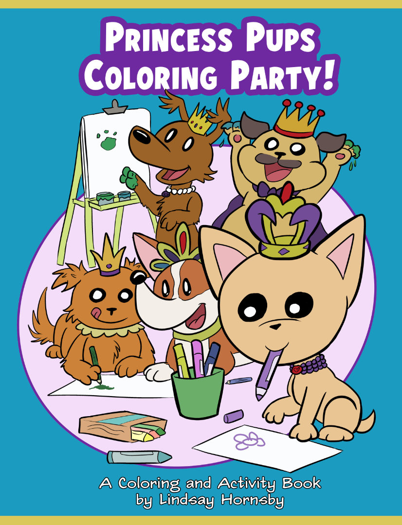 Coloring Pages - Princess Pups