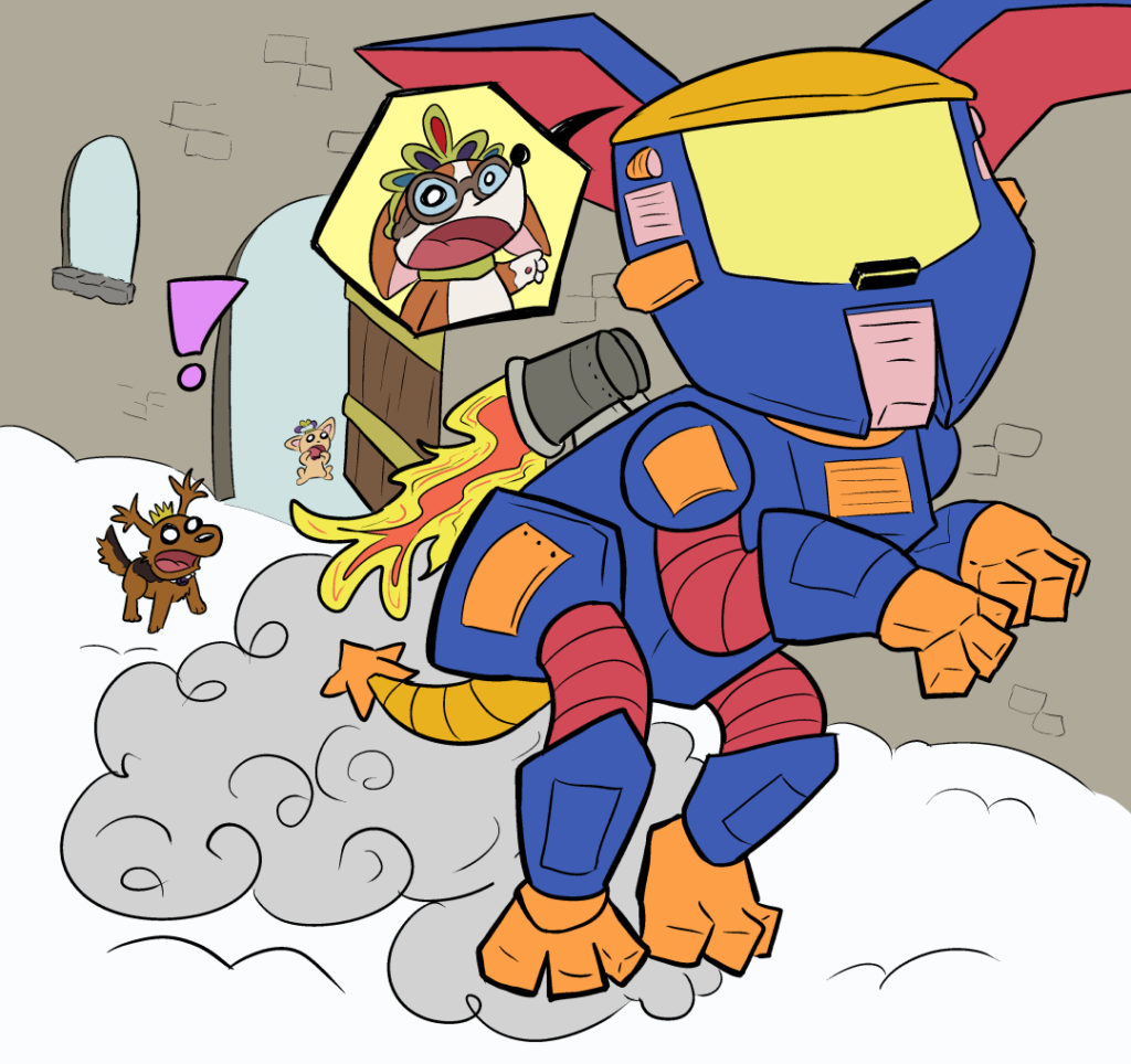Mega Mech Mishap! - Blast Off?! - Princess Pups
